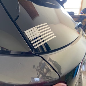 American Flag Decal Stars and Stripes Vinyl Sticker Decal Car Window ...