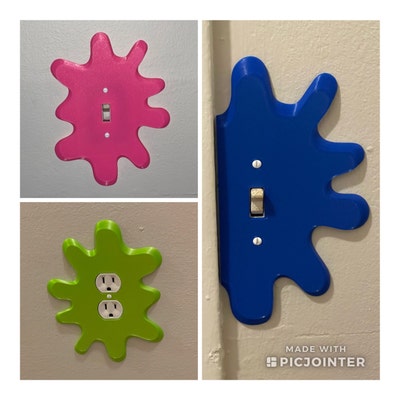 Round Circle Outlet Cover 3D Printed - Etsy