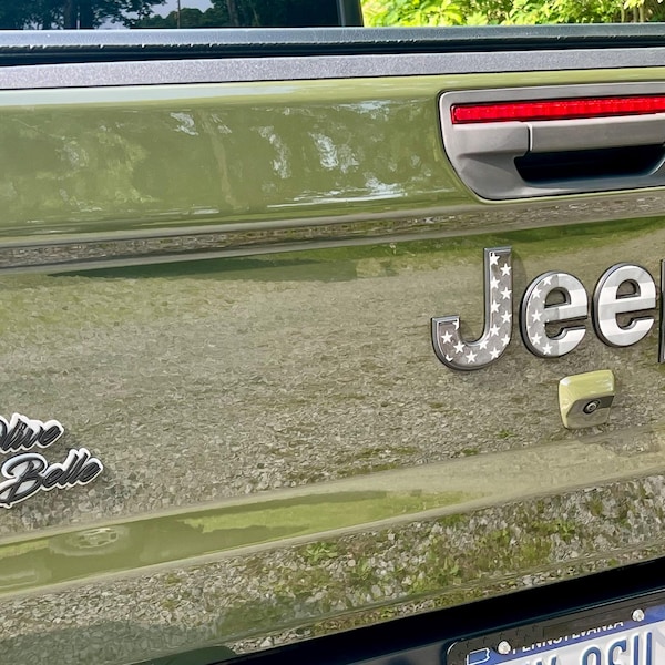 Custom Cursive Font Car Emblem - Custom Colors - Installs in Seconds ...