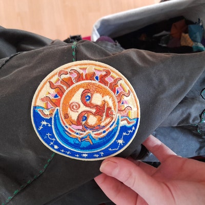 Blauer Plesiosaurier Dinosaurier Patch 10cm x 105cm zum - Etsy.de