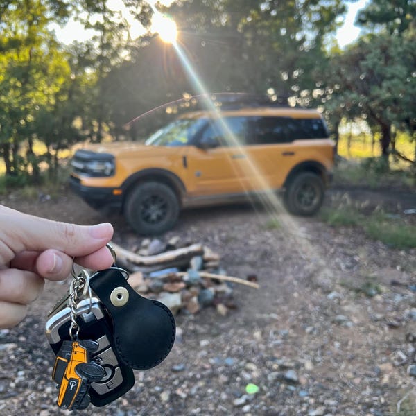 Bronco Keychain Accessories 4 Door Key Chain Fob Cover Mods Compatible ...