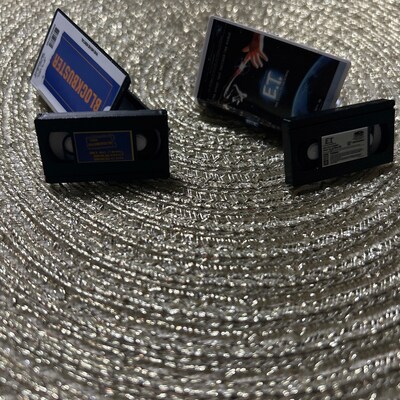 Mini 1:6 VHS A-J Titles Tapes Choose the Movie Retro Miniatures 80's ...