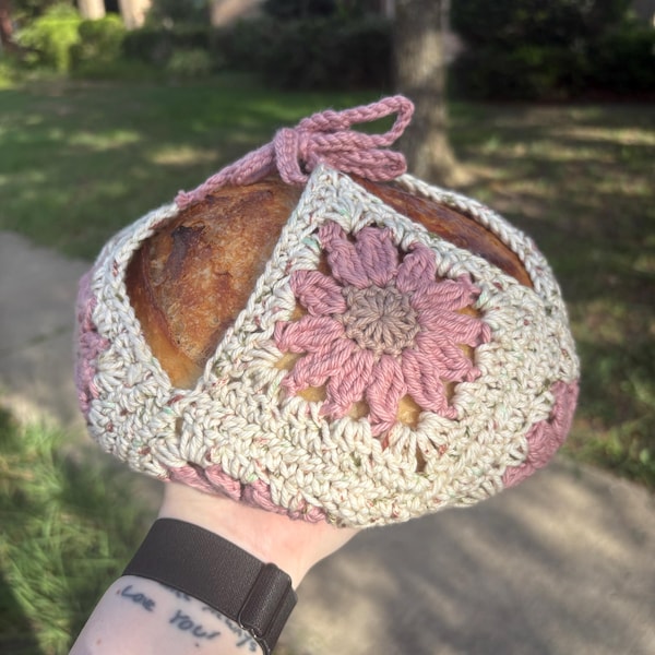 Daisy Sourdough Wrap Crochet Pattern- Fits 6-8 Inch Loaves ...