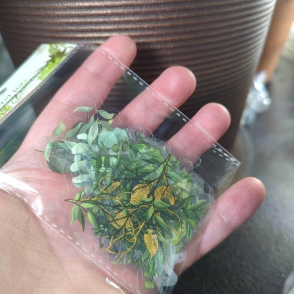 Sticker Pack / 40 Pc. Vintage Style Leaves & Stems Stickers Inspiration ...