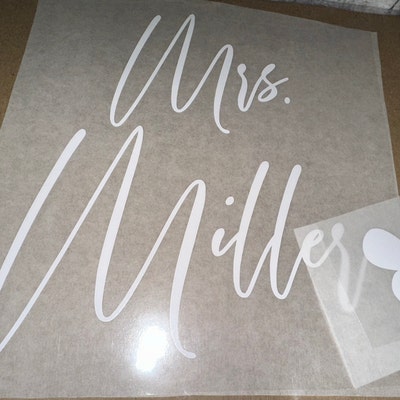 Single Letter Iron on 1 Custom Letter /iron on Vinyl Decal/individual ...