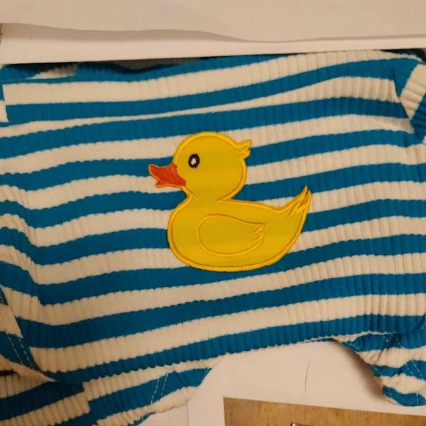 Yellow Rubber Ducky Applique Patch - Duckie Facing Left Embroidered Duck Badge 3" (iron On) - Etsy