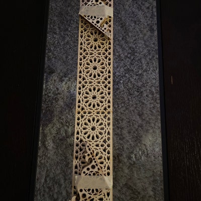 P-001/ Moroccan Geometric Wooden Panel / Carved Wood Panel / Craft ...