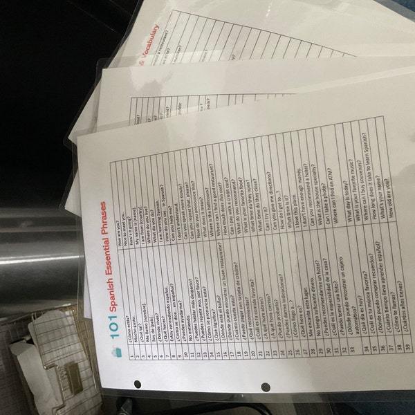 600 Common French Vocabulary Bundle| French Essential Words| French ...