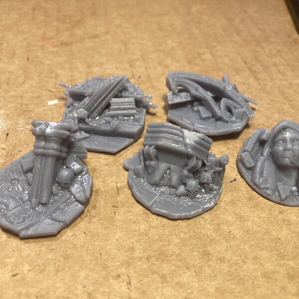 Human, Kobold, Lizardmen and Orc Skulls From Foe Figures/basing/bits ...