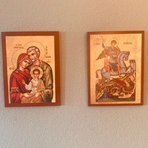 Jesus Christ Icon Nymphios Handmade Greek Orthodox Icon of | Etsy