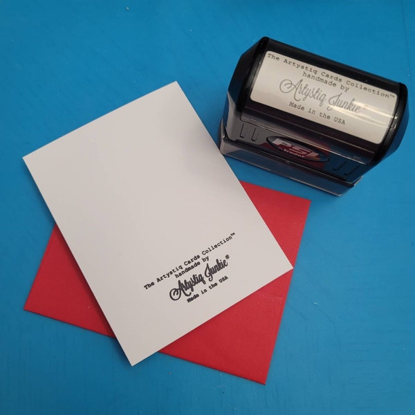 Self Inking RETURN ADDRESS STAMP, Personalized Custom Stamp, Square ...