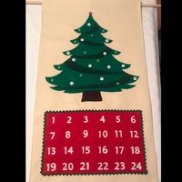 Christmas Tree Advent Calendar Pattern: 29 Felt Ornaments (digital ...
