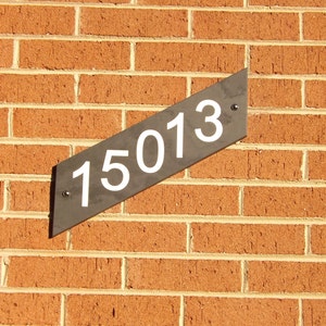 Chrome Bridge House Numbers | Etsy