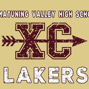 Sports Clipart: Distressed or Grunge Black Block Letters xc for Cross ...