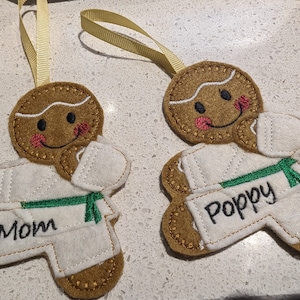 Martial Arts Gingerbread Hanging Decoration, Karate, Jiujitsu ...