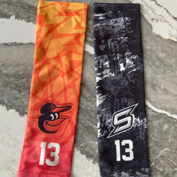 Custom Arm Sleeve, Personalized Arm Sleeve, Compression Arm Sleeve (youth and Adult Sizes ...