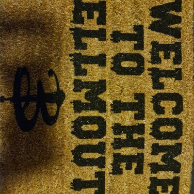 Buffy the Vampire Inspired Door Mat Welcome to the Hellmouth - Etsy