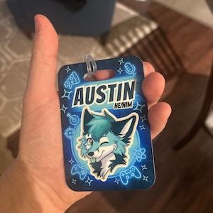 Consent Custom Fursuit Badge Tags Custom Text Furry Badge Commission ...