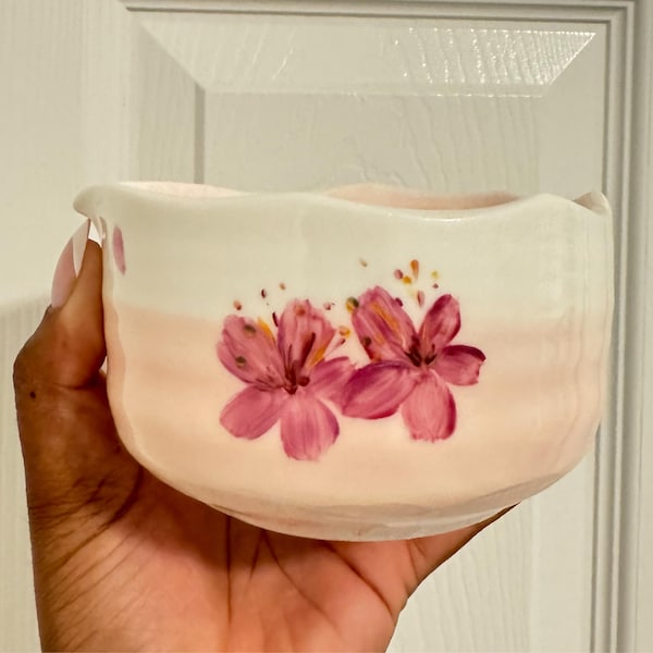 Hand Painted Cute Capybara Matcha Gift Set Matcha Bowl With Bamboo ...