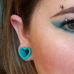 White With Pink O-rings Non-flared PAIR Acrylic Ear Plugs | Etsy