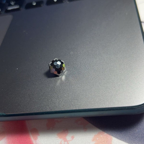 5.88ct 10.3mm White Clear Synthetic Rutile Loose Gemstone - Etsy