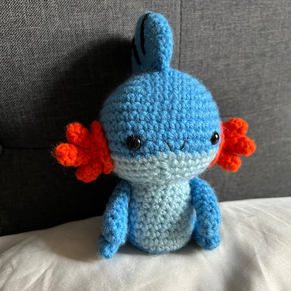 Mudkip (mud Fishpokemon) Crochet Pattern. PDF Digital Download, Pattern ...