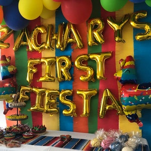 First Fiesta Balloons First Fiesta Decorations Fiesta First - Etsy