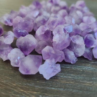 Small Amethyst Cluster Lot, 0.25 1.25 Raw Amethyst Points, Choose ...