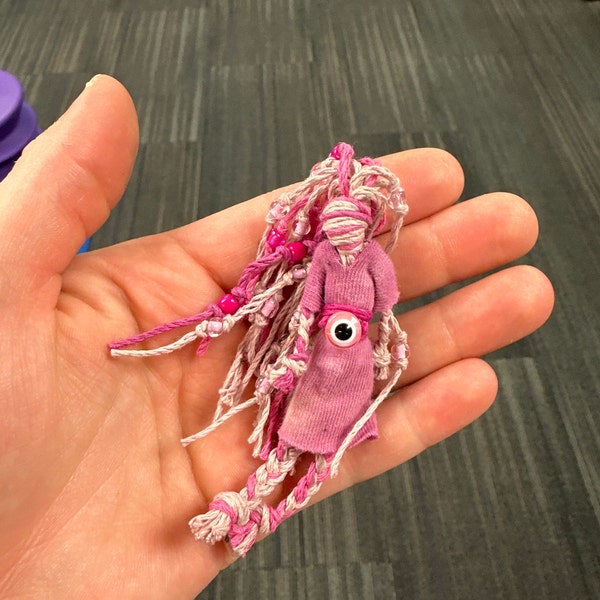 PENTAGRAM PRAYER DOLL, Witch Doll, Witch Poppet, Altar Decor, Intention ...