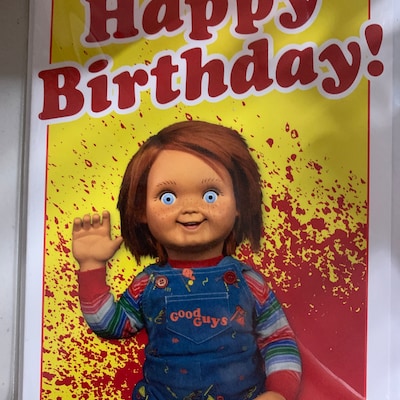 Feliz cumpleaños Juego de niños / Tema de Chucky - Etsy México