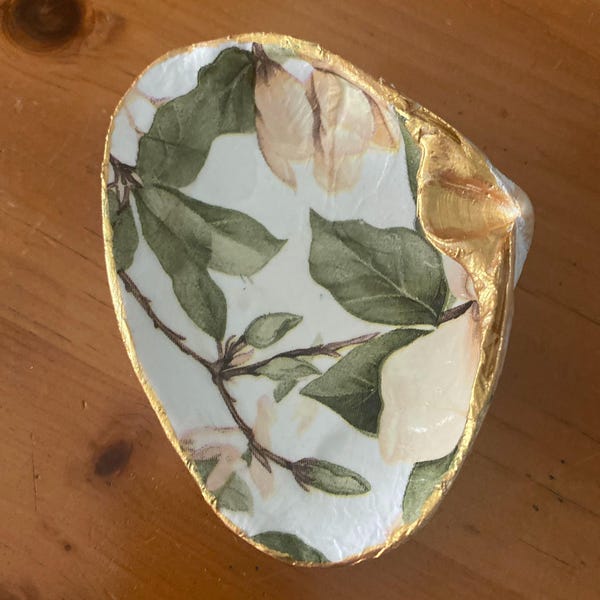 Floral Decoupage Clam Shell Kit: DIY Crafting Gift - Etsy