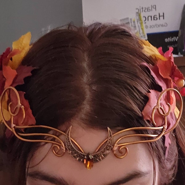 Autumn Blood Moon Tiara - Etsy