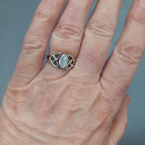 Sterling Silver Turquoise Signet Ring - Turquoise Gemstone Ring - Blue ...