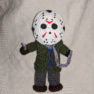 Jason Voorhees friday the 13th Inspired Crochet Pattern digital ...