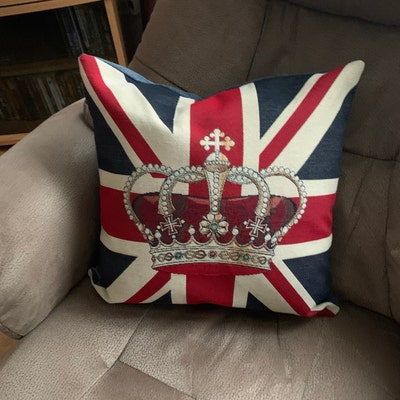 Union Jack Decorative Pillow Sleeve England Pillow UJ - Etsy UK