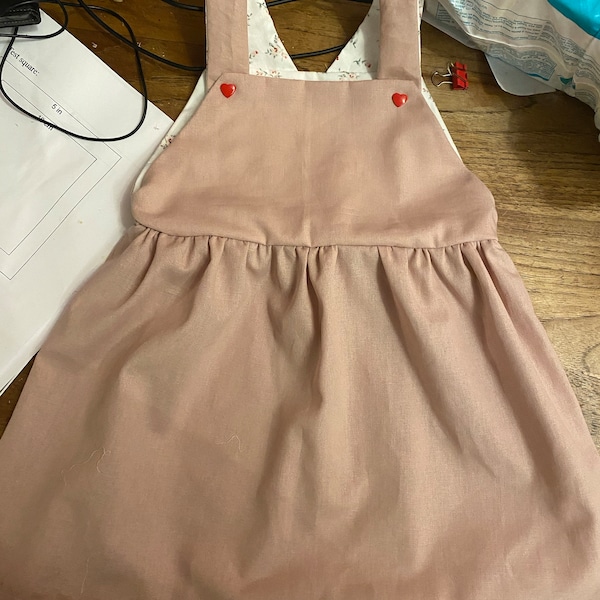 PDF Sewing Pattern for Kids Pinafore Dress – Baby, Toddler & Girls ...