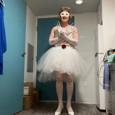 White Full Face Costume Mask, Cosplay Mask, DIY Mask, White Blank Mask ...