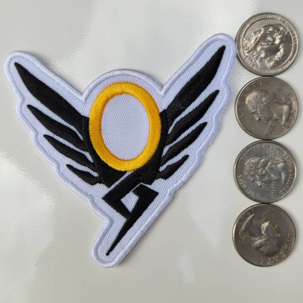 Mercy Patch for Overwatch Embroidered Iron on Patch Iron on Applique - Etsy