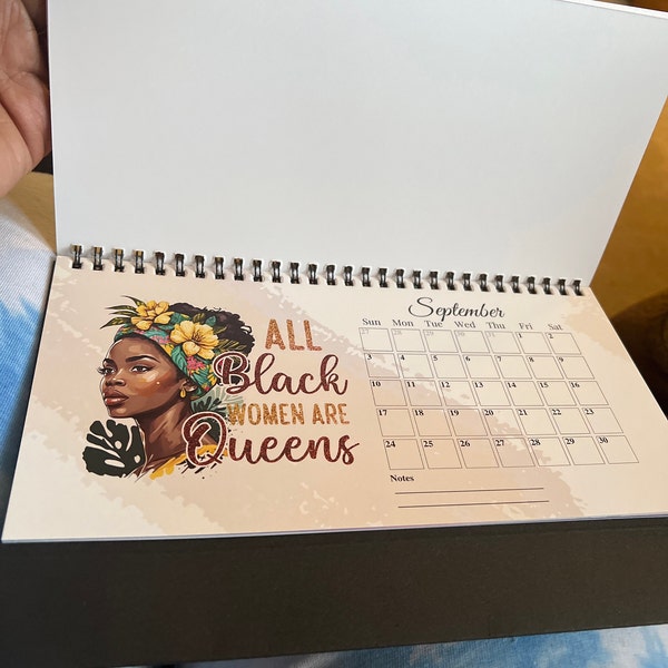 Girl Boss Calendar, Black Women Calendar, Self Love Calendar, Black ...