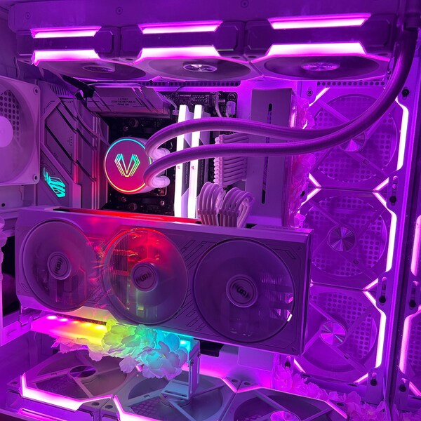 Gaming PC sakura by Optimist Streaming Ready Pink Floral PC - Etsy