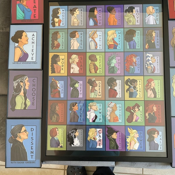 She Series Collage - Special Pop Culture Edition Poster - Etsy