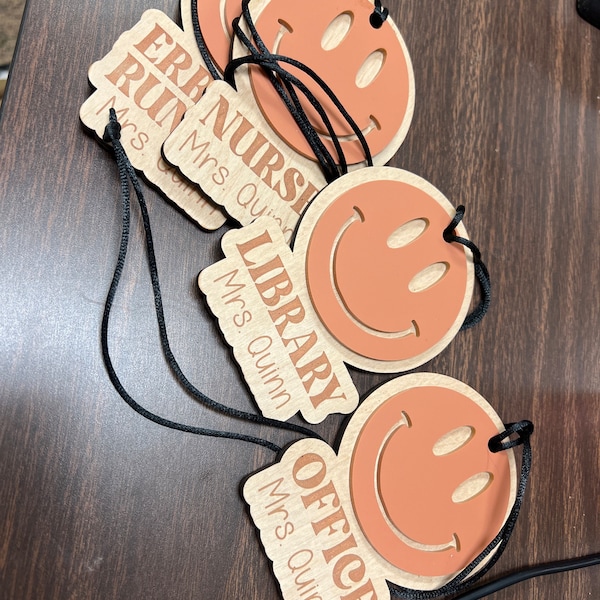 Hall Passes, Smiley Hall Passes, Retro Classroom, Boho Hall Passes - Etsy