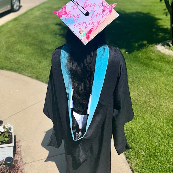 AKA Graduation Cap PRINTED Grad Cap Design Alpha Kappa Alpha Graduation ...