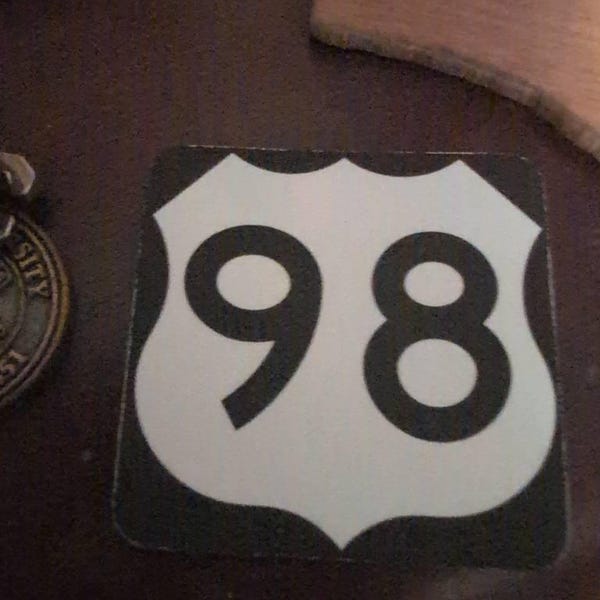 Historic Route Us 30 Oregon Road Sign Sticker, Road Trip Sticker ...