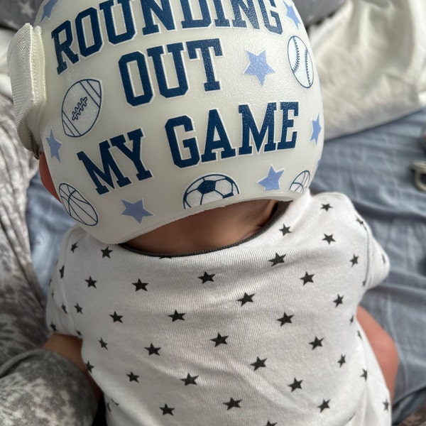 Sports Cranial Band Boy Decal Football Basketball Baseball Cranial ...