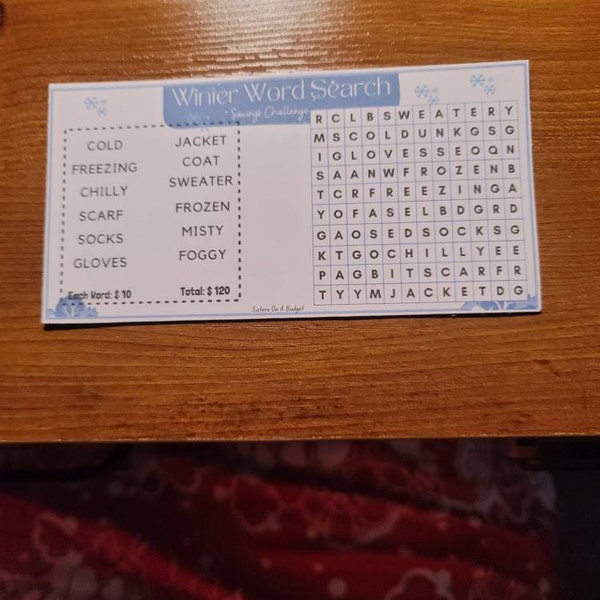 A6 Car Tire Savings Challenge for A6 Cash Envelopes/binders Printable ...