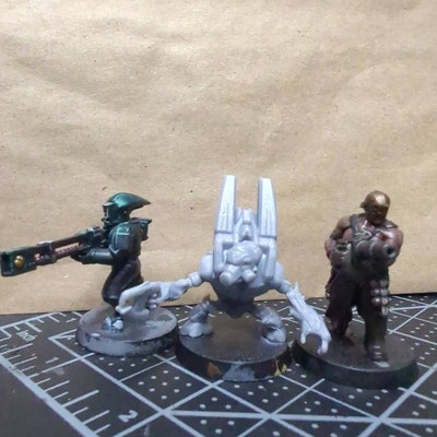 Halo Warthog Chaingun Gauss Launcher reach Miniature Thestlsmith 3D ...