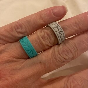 Glitter Silicone Rings Stackable Water Proof Wedding Eco - Etsy