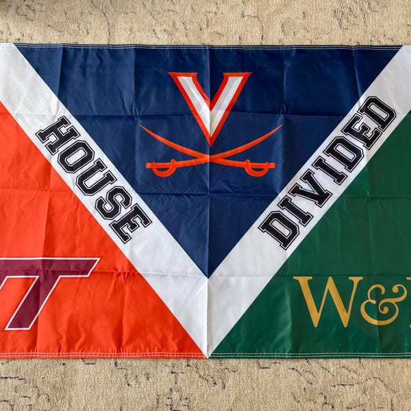Custom House Divided Flag, Custom Flag, House Divided Flag, NFL Flag ...