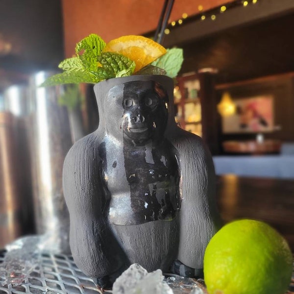 Handmade Tiki Mug MOAI 350ml for Bars and Personal Use,made by J.d.art ...